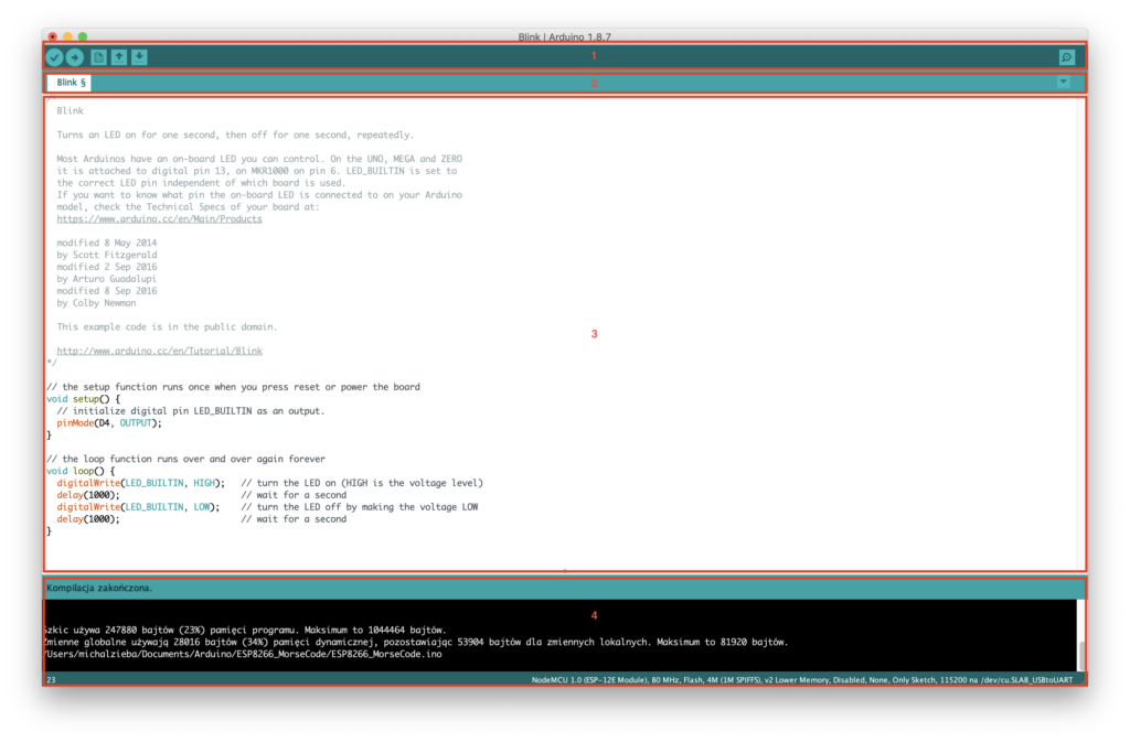 Instalacja i konfiguracja Arduino, pierwszy program - Przygody z kodem